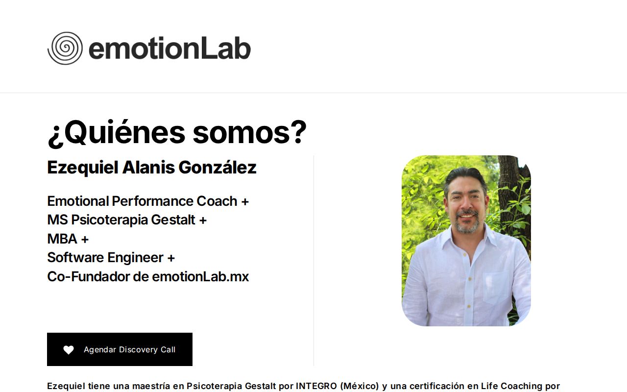 emotionLab - Ezequiel Alanis (Bio)